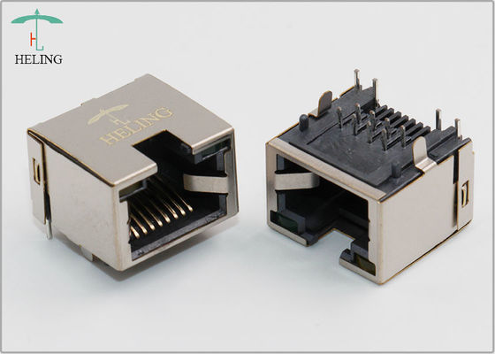 One Port PCB RJ45 Female Connector Right Angle MJ5388-Y011-HRN1
