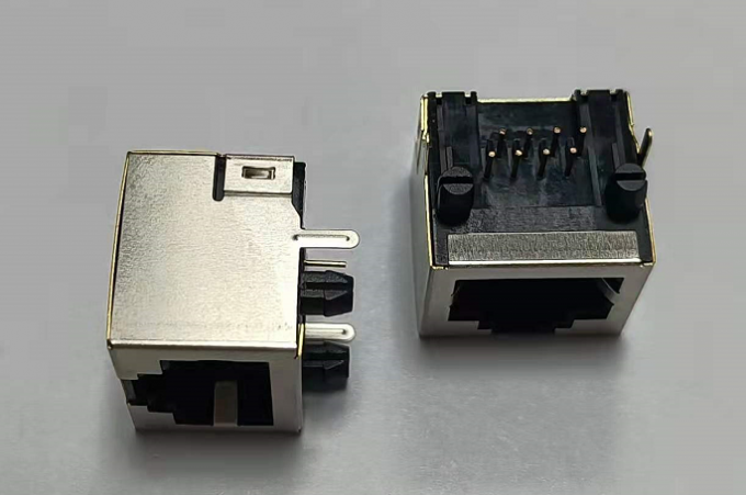 Modular Right Angled Tab Up Shielded 8P8C RJ45 Connectors